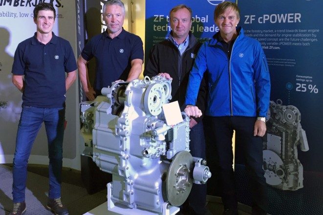 ZF presents continuously variable transmission for forestry equipment ...