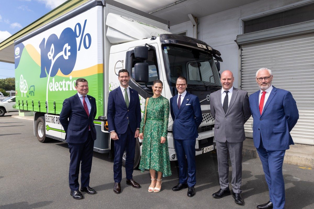 Royal treatment for Fonterra’s new electric truck - NZ Trucking