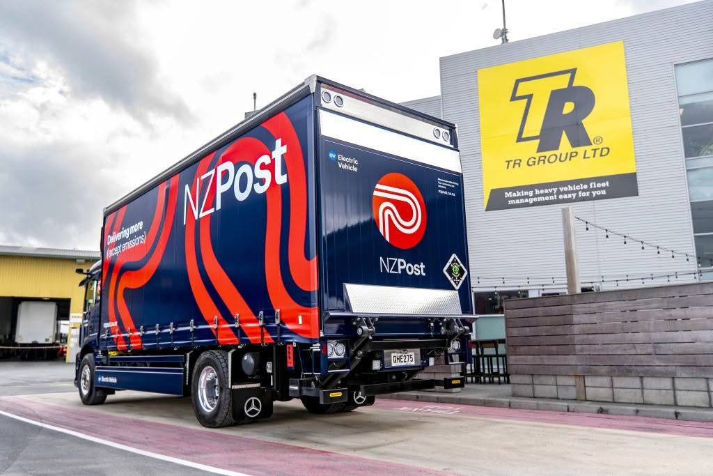 NZ Post adds new eActros electric truck to commercial fleet - NZ Trucking