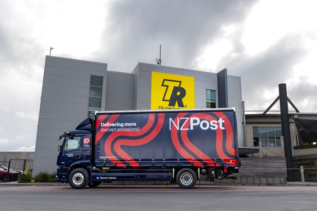 NZ Post adds new eActros electric truck to commercial fleet - NZ Trucking