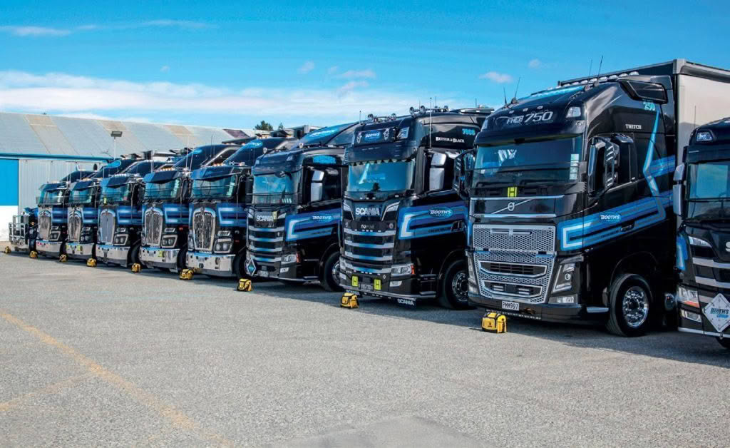 Alex Blossom Festival Booth's Logistics Truck Parade 2024 - NZ Trucking