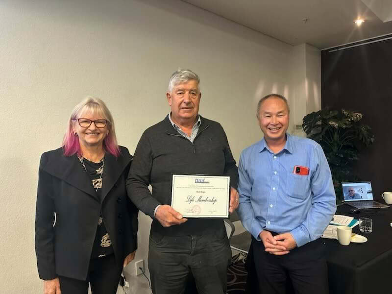 Neil Boys and Kate Bucknell given TTMF Life Membership Awards - NZ Trucking
